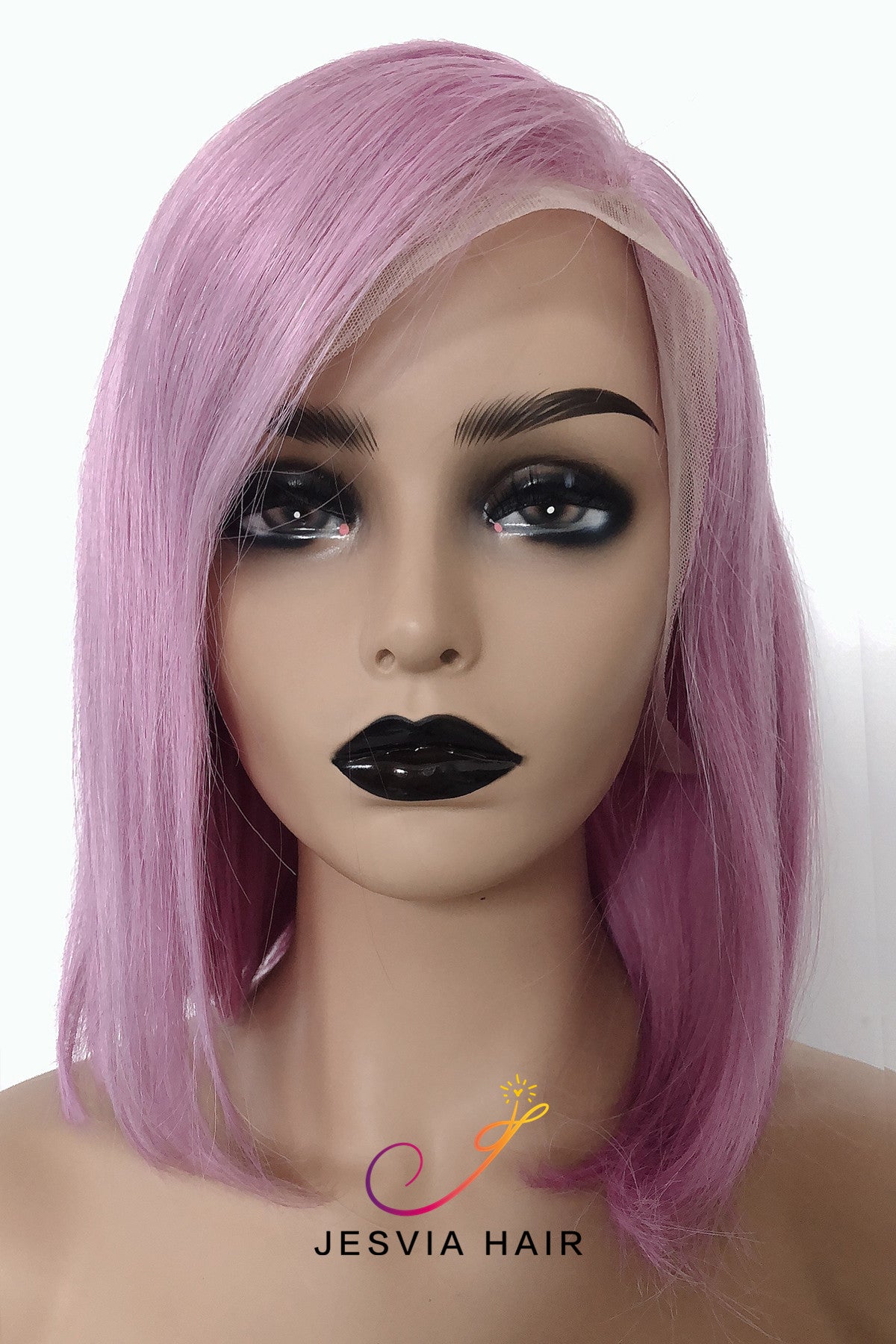 lilac bob wig